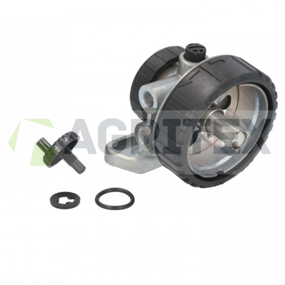 Fuel filter head John Deere RE500160, RE63181 - Fuel pump