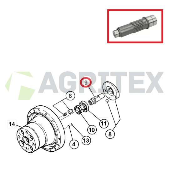 Kit motor saft JCB 05/909514