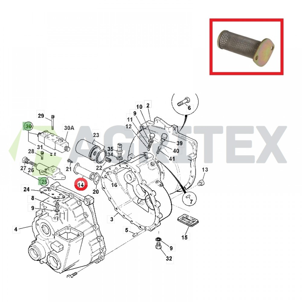 Strainer Suction JCB 32/902200