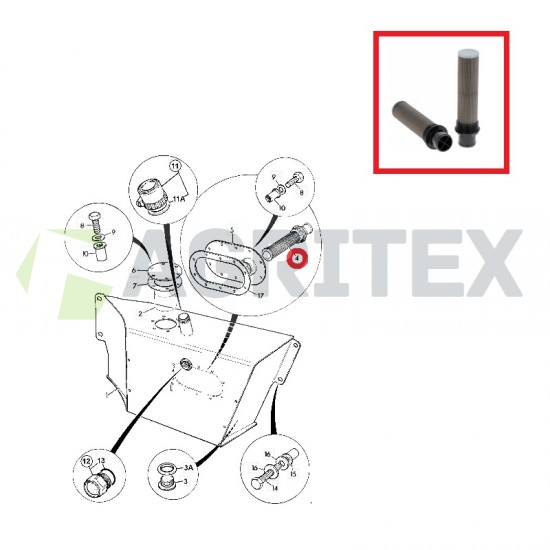 Hydraulic Filter Element JCB 32/920300 - JCB spare parts