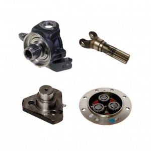 Front axle and steering